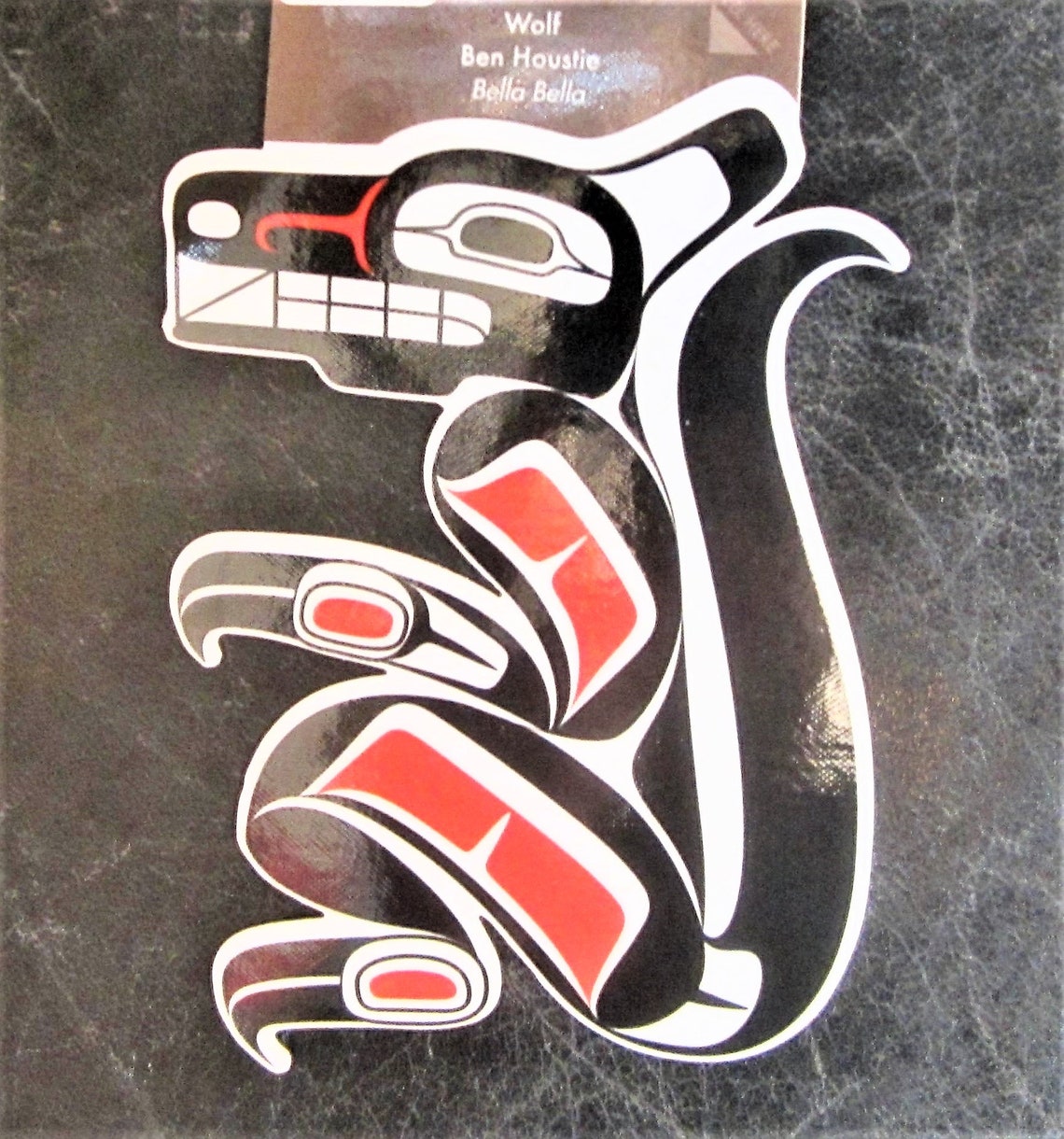 Bella Bella First Nation 'wolf' Vinyl Decal Sticker Pacific North West ...