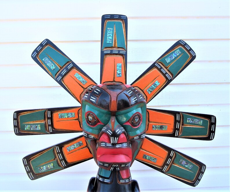 Kwakiutl First Nation ''sun & Man'' Red Cedar | Etsy