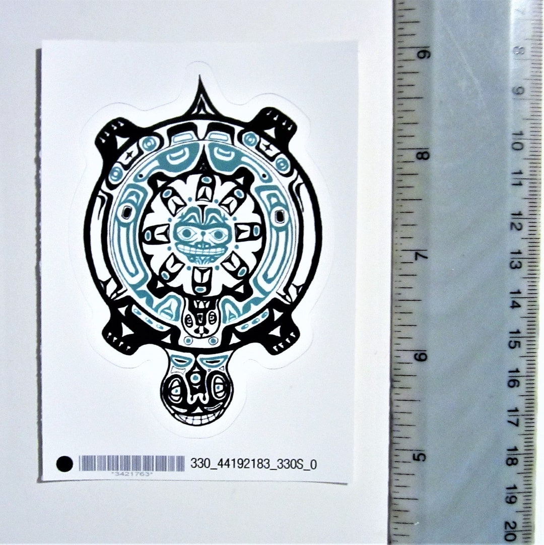 Pacific North West First Nations ''turtle'' Sticker Decal Native ...