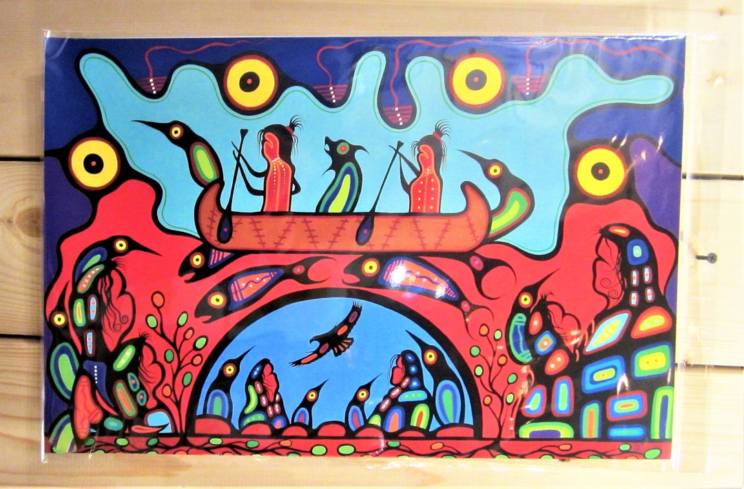 Algonquin First Nation 'sacred Journey, Turtle Island' Contemporary ...