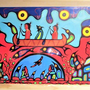 Algonquin First Nation 'sacred Journey, Turtle Island' Contemporary ...