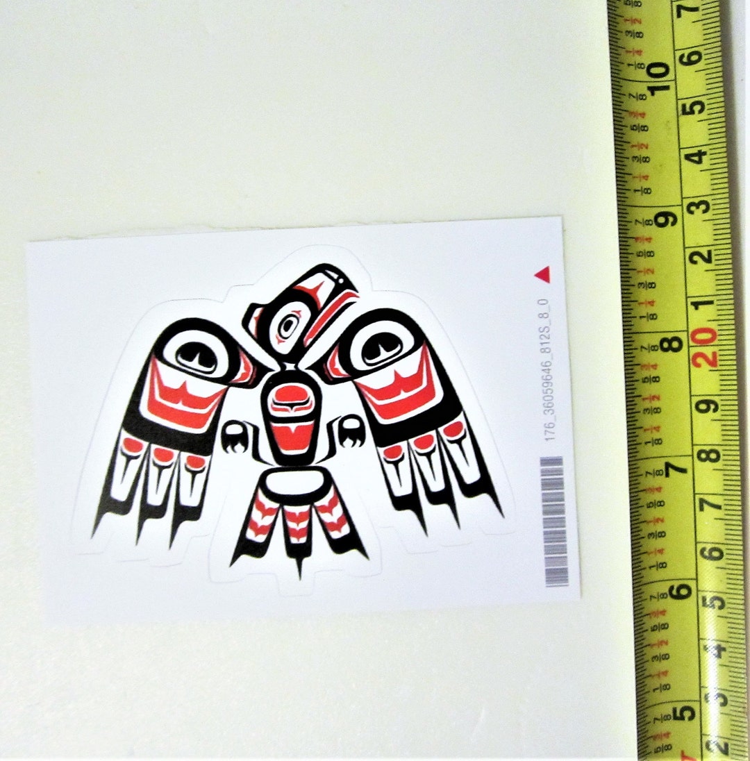 First Nations ''eagle'' Sticker Decal West Coast Native Indigenous Art ...