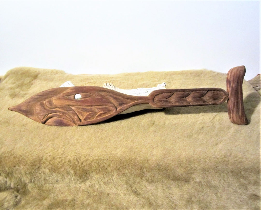 Nuu Chah Nulth First Nation 'eagle' Carved Paddle Pacific North West ...