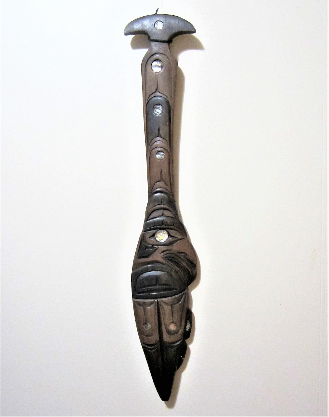 Nuu Chah Nulth First Nation ''eagle'' Cedar Paddle Carving Pacific ...