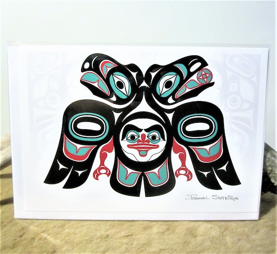 Tlingit Yukon First Nations ''lovebirds'' | Etsy