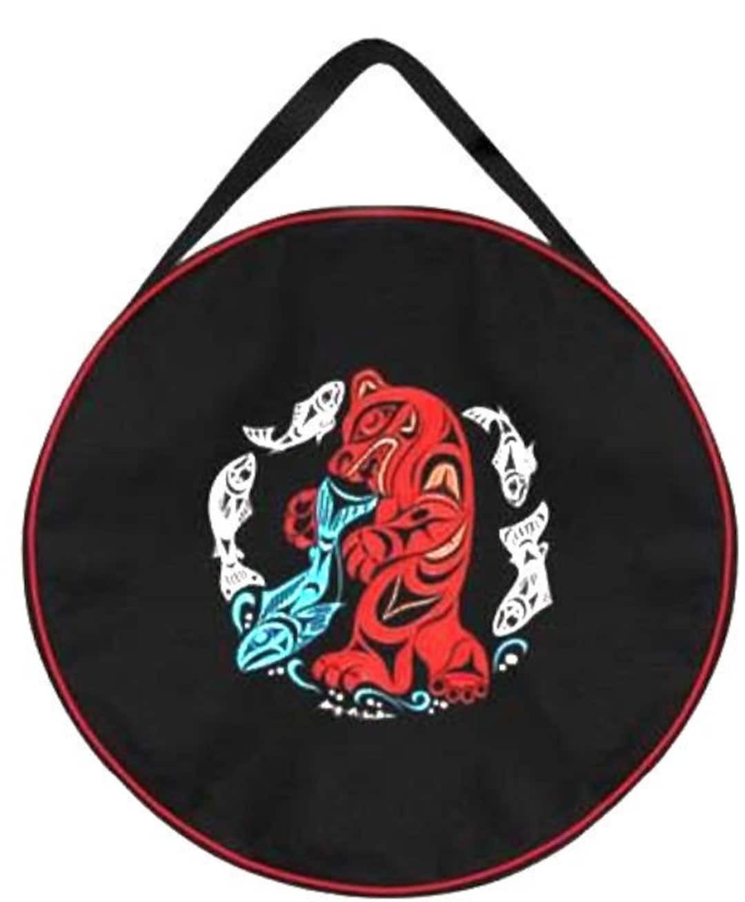 Coast Salish First Nation 'harvest Bear' Embroidered Potlatch Powwow ...