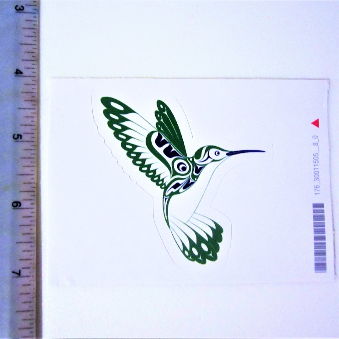 First Nations ''hummingbird'' Sticker Decal Native Westcoast Indigenous ...