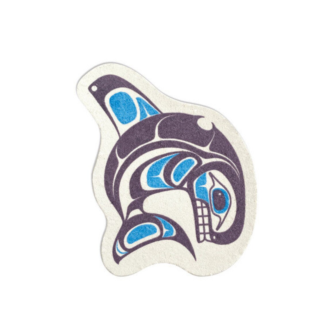 Haisla Heiltsuk First Nation 'orca' Eco Sponge Pacific North West Coast Native Indigenous Art - Etsy