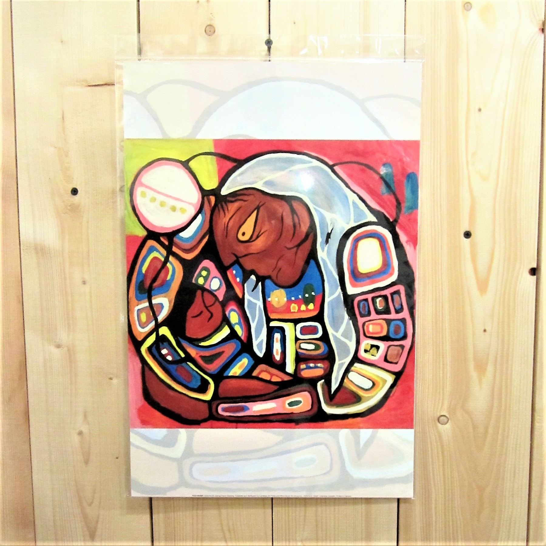 Cartel de arte indígena nativo contemporáneo de Ojibway - Etsy España