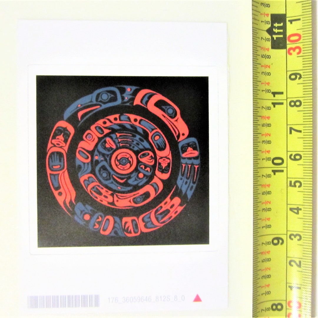 First Nations 'eagle & Raven' Sticker Decal West Coast Native ...