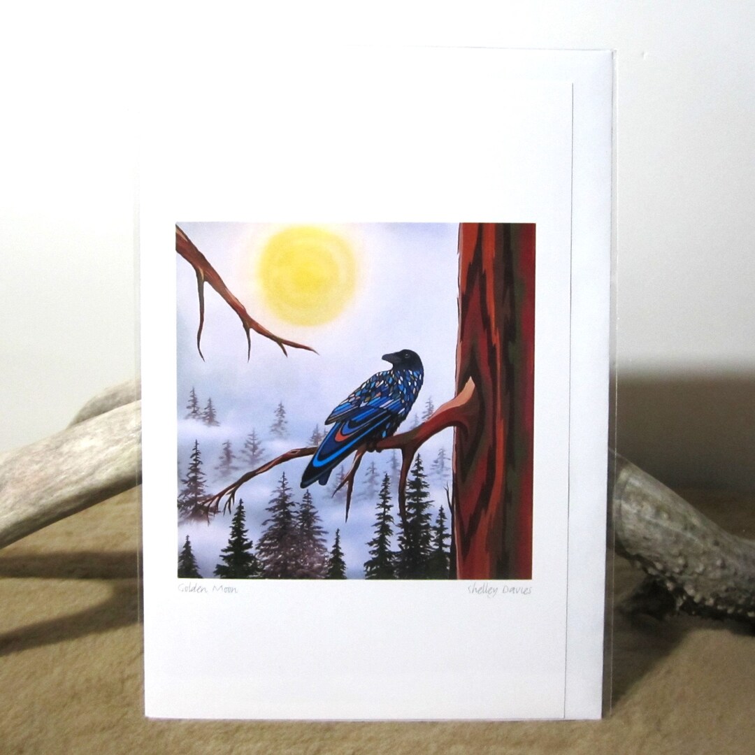 Coast Salish First Nation 'golden Moon' Pacific North West Native ...