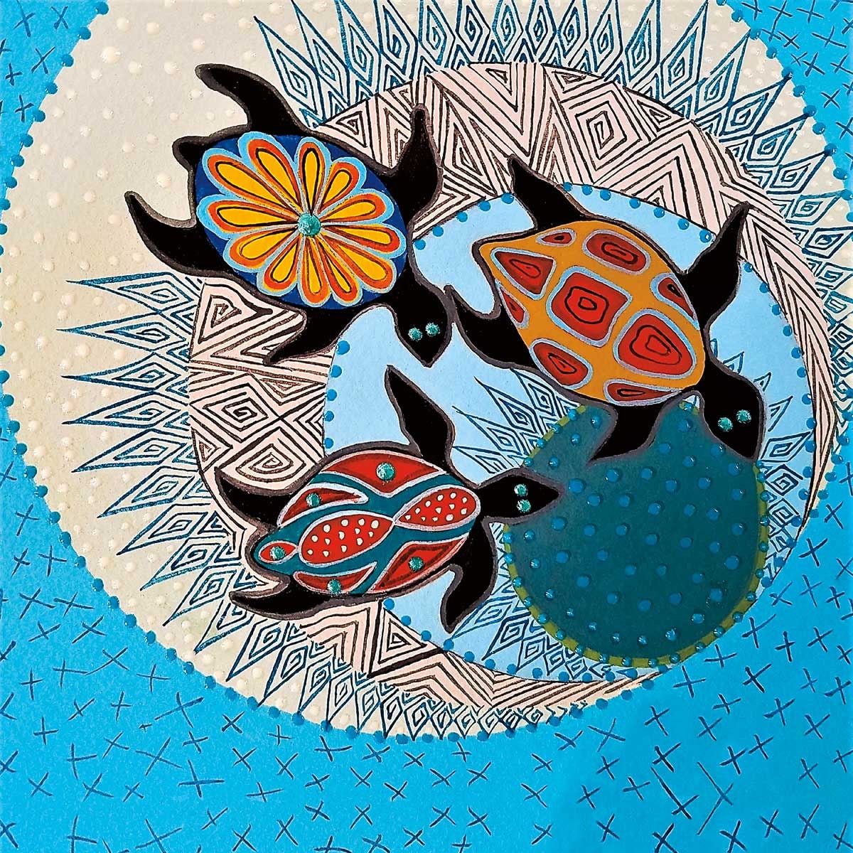 Navajo and Laguna Pueblo First Nation 'okuu – Turtle’' Contemporary ...