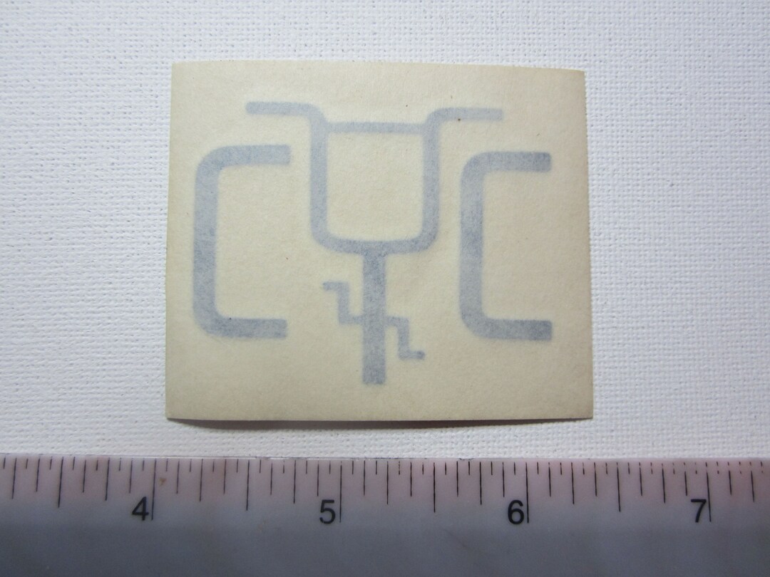 NOS OS Vintage CYC Bmx Decal Sticker - Etsy