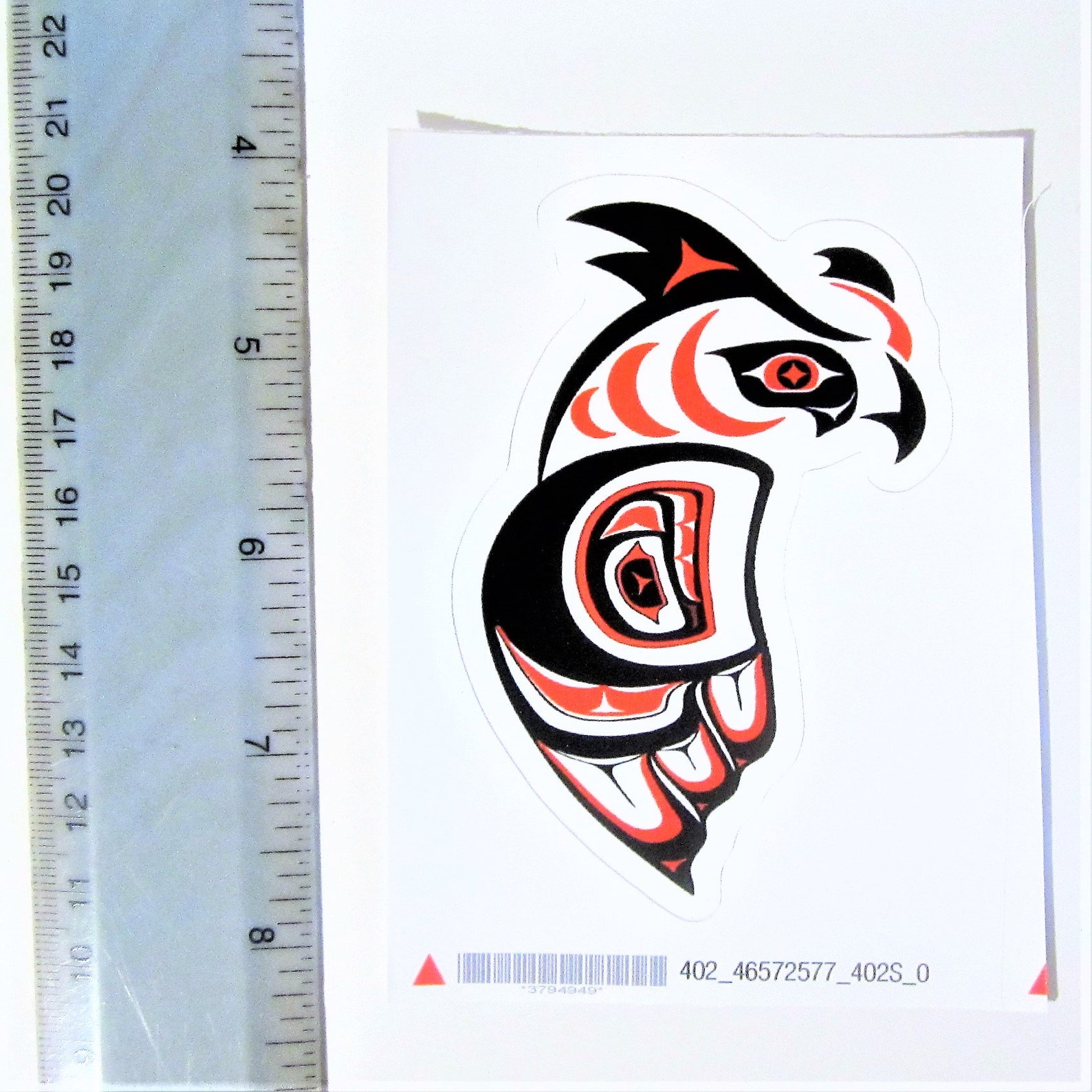First Nations ''wise Owl'' Sticker Decal - Etsy