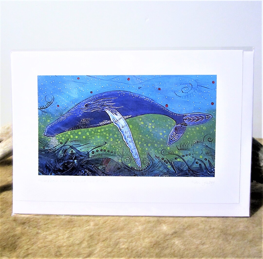 Mi'kmaq First Nation ''humpback Whale Rolling Out of Bed'' Eastern ...