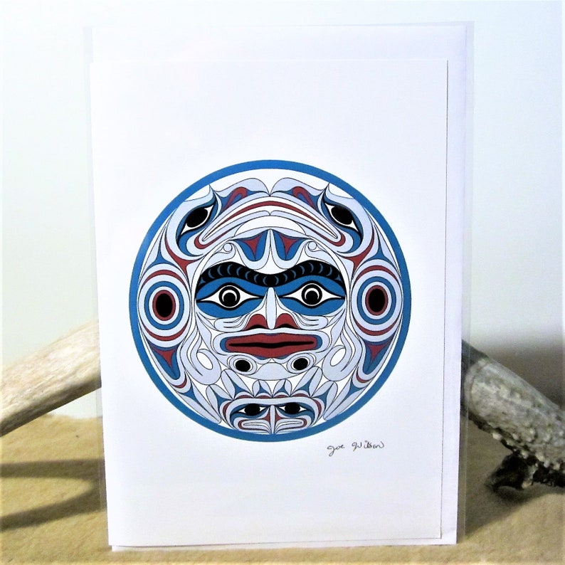 Coast Salish First Nations ''moon'' Pacific North West Native ...