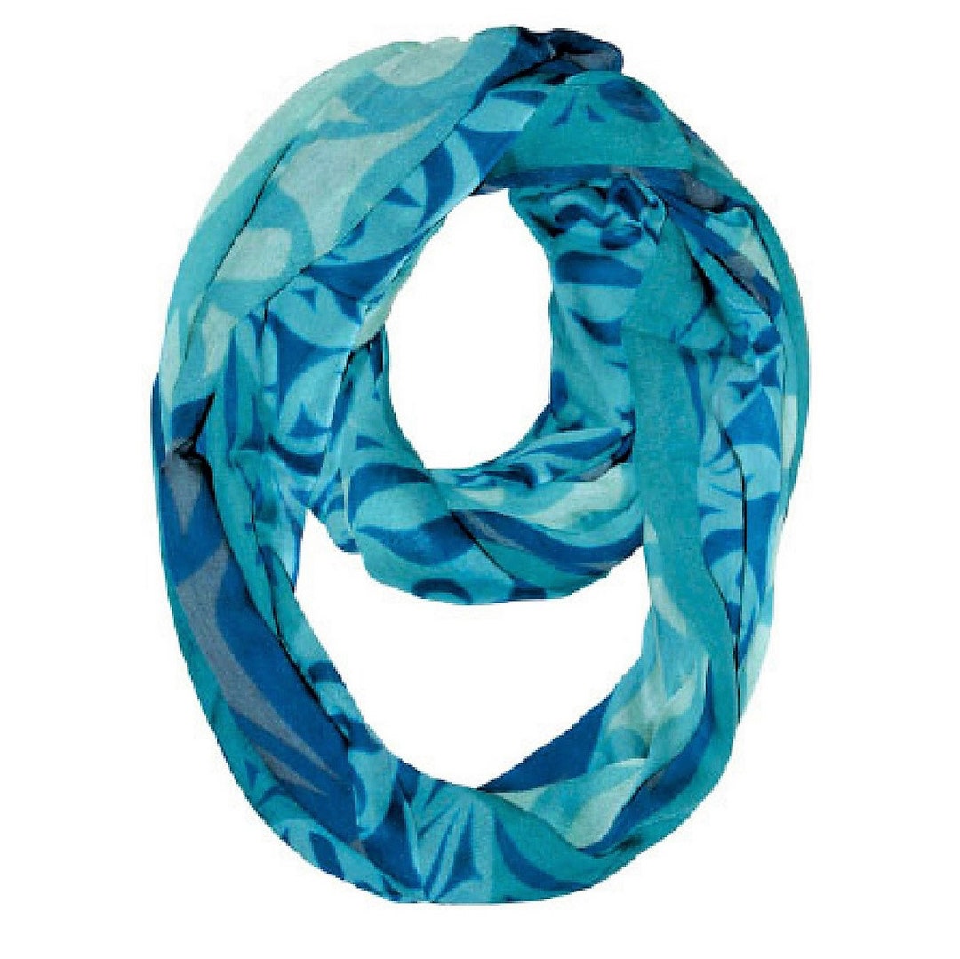 Coast Salish First Nation 'eco Spirit' Bamboo Circle Scarf Pacific ...