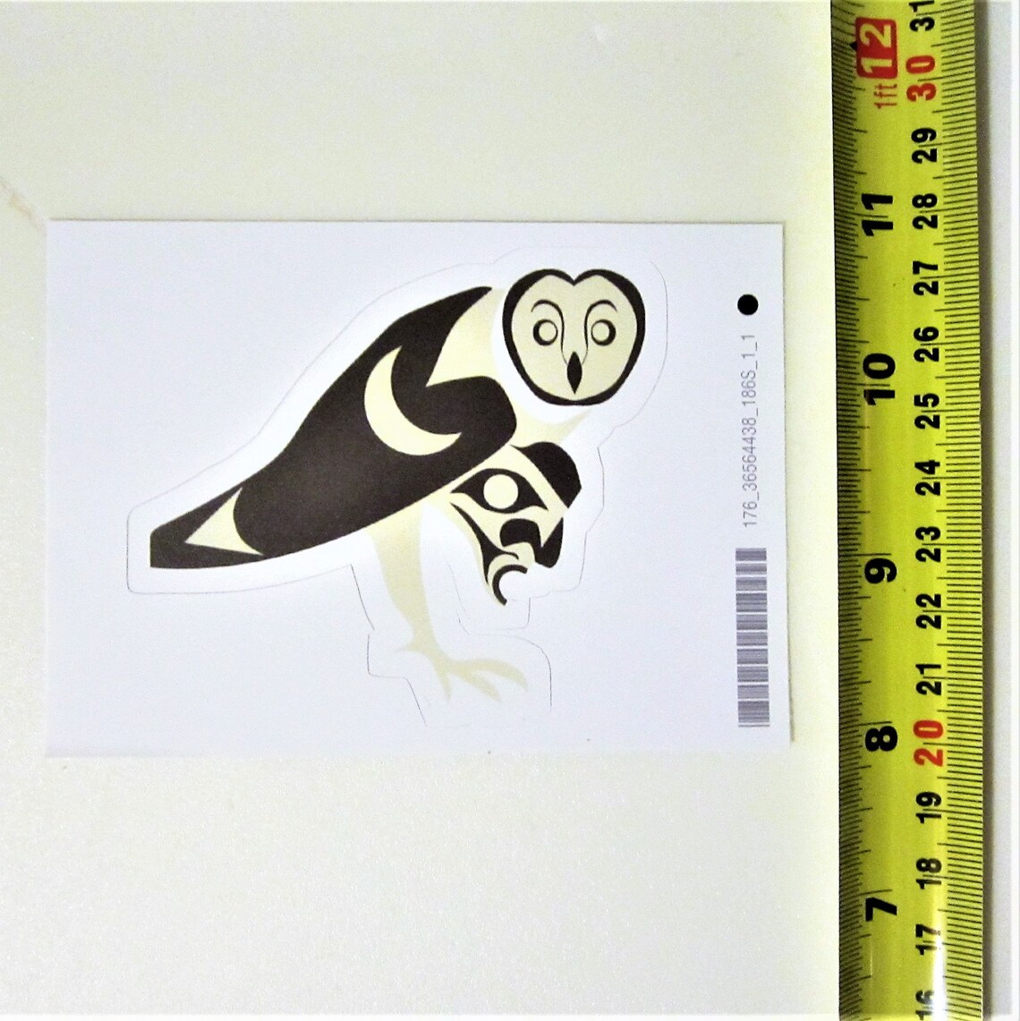 First Nations ''barn Owl'' Sticker Decal West - Etsy