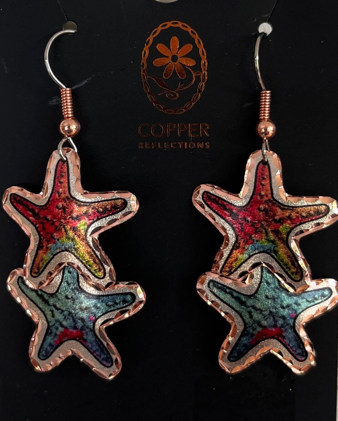 First Nations Copper Silver Plate Earrings Pacific North West Coast ...