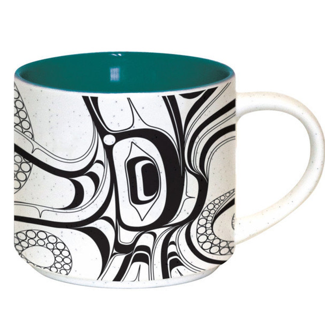 Haida First Nation 'octopus' Coffee & Tea Mug 16oz Pacific North West ...