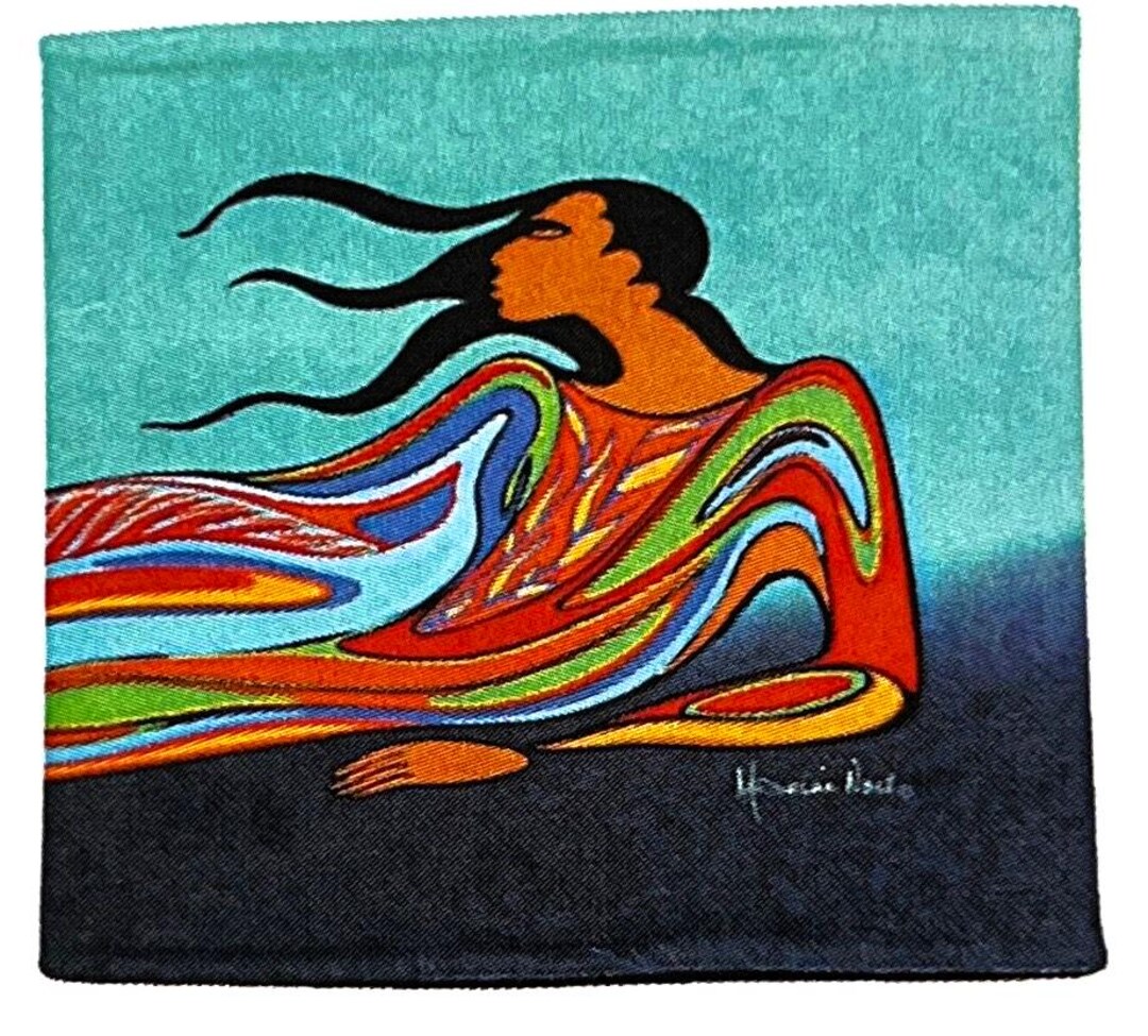 Sioux First Nation 'mother Earth' Neck Warmer Scarf Great Plains Native ...