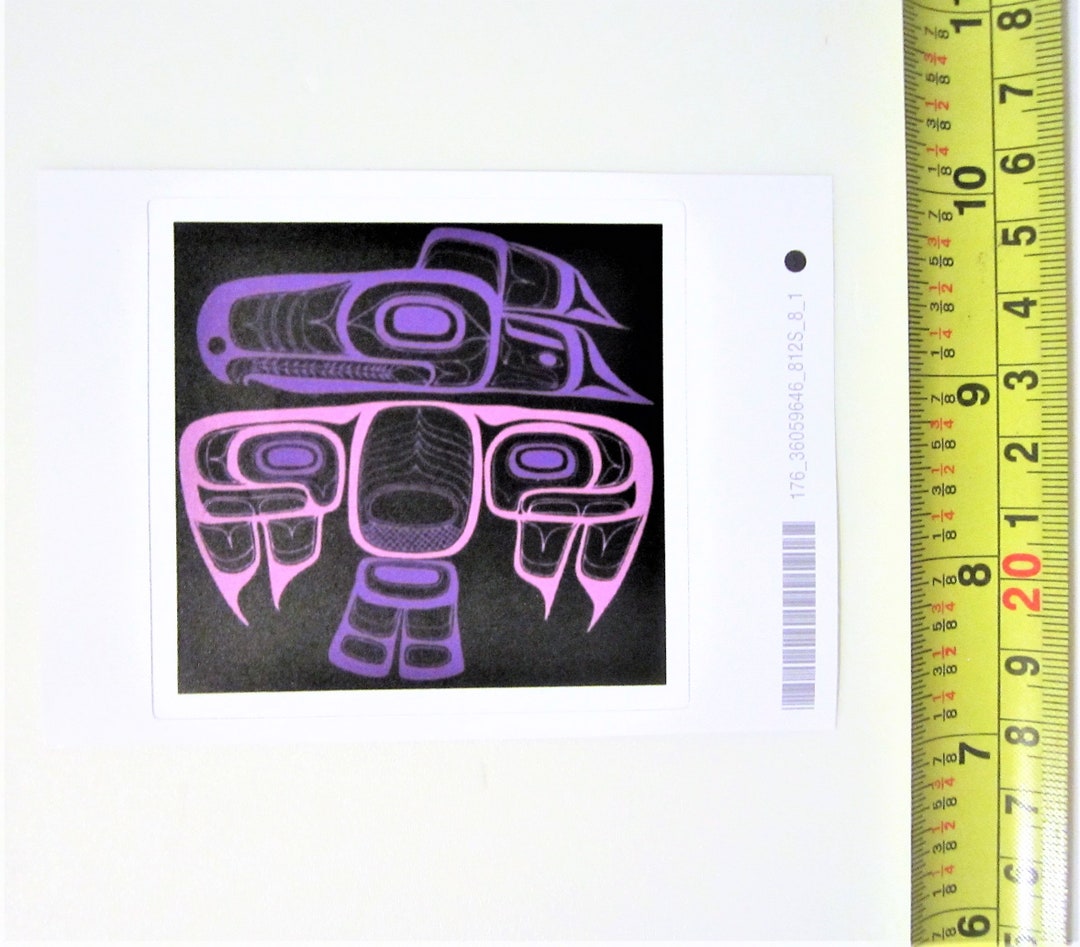 First Nations ''thunderbird' Sticker Decal West Coast Native Indigenous ...