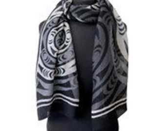 Haida First Nation 'humpback' Eco Scarf Pacific North West Coast Native ...