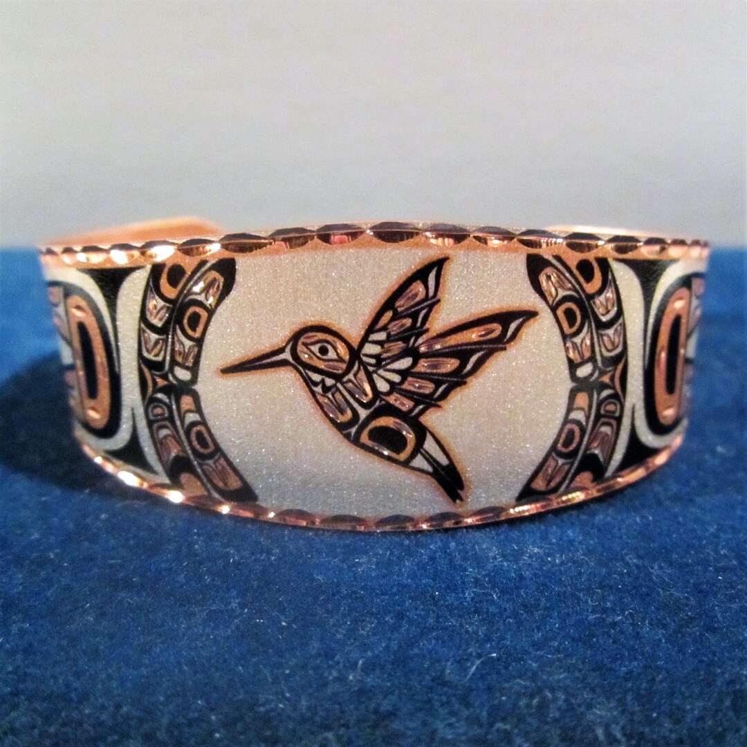 First Nations 'hummingbird' Copper Bracelet Pacific North West Coast ...