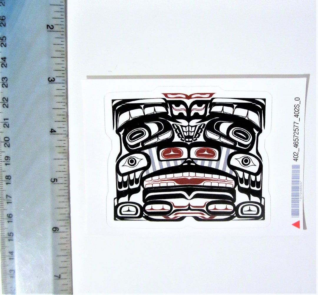 First Nations ''thunderbird Bear Orca Totem Pole'' Sticker Decal ...