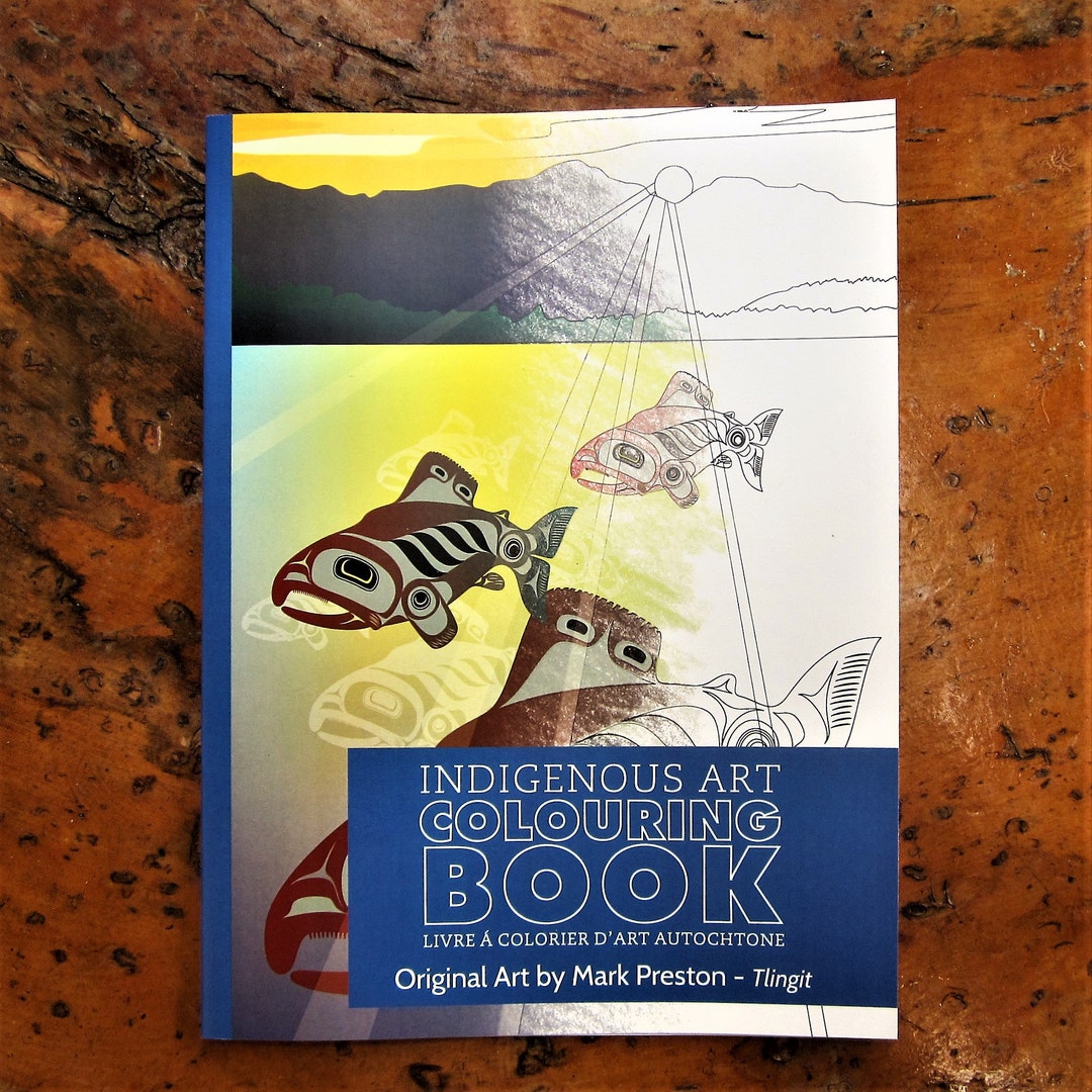 Tlingit First Nation Coloring Book Pacific North West Coast Native ...