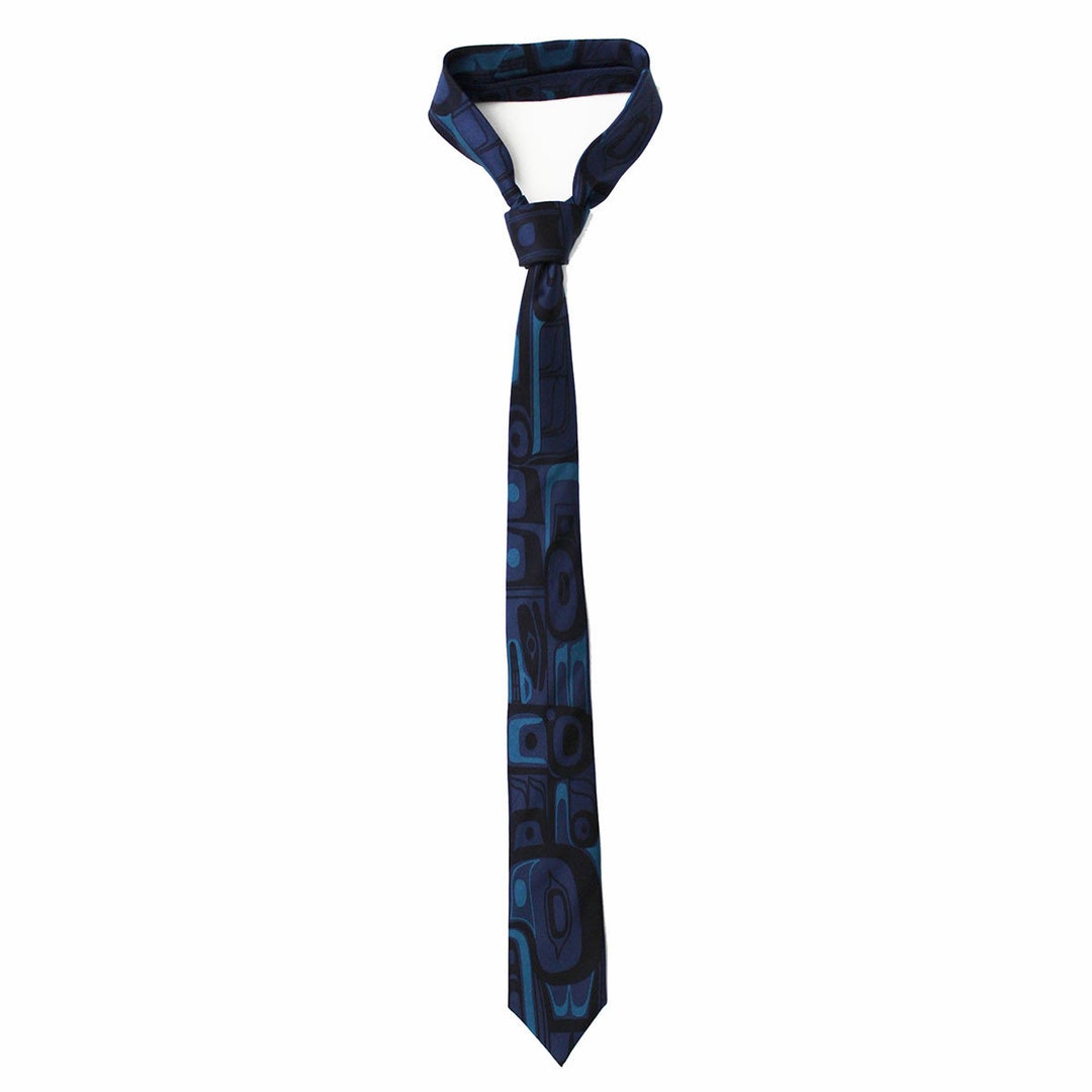 Haida First Nation 'thunderbird' Woven Neck Tie Pacific North West ...