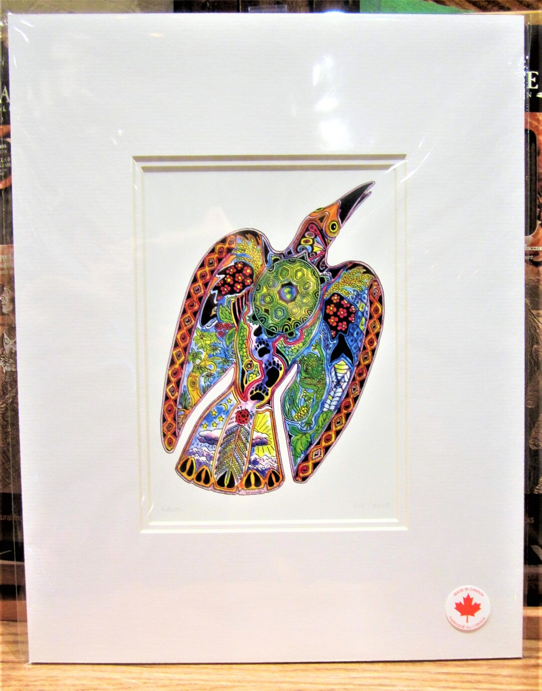 Cherokee First Nation ''raven'' Contemporary South Eastern Native ...