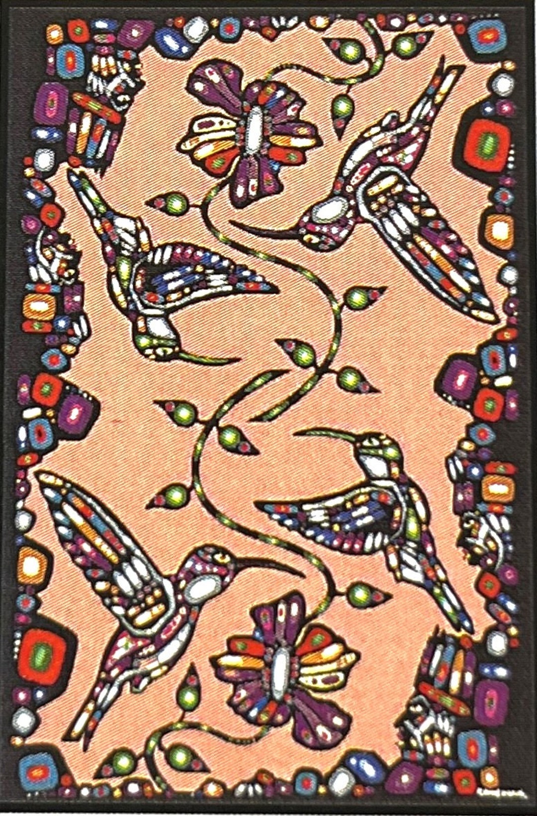 Chipewyan Dene First Nation 'hummingbird' Microfiber Towel Sub Arctic ...