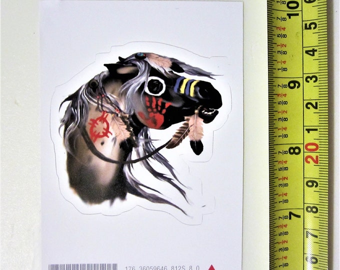 First Nations ''war Pony'' Sticker Decal West Coast Native Indigenous ...
