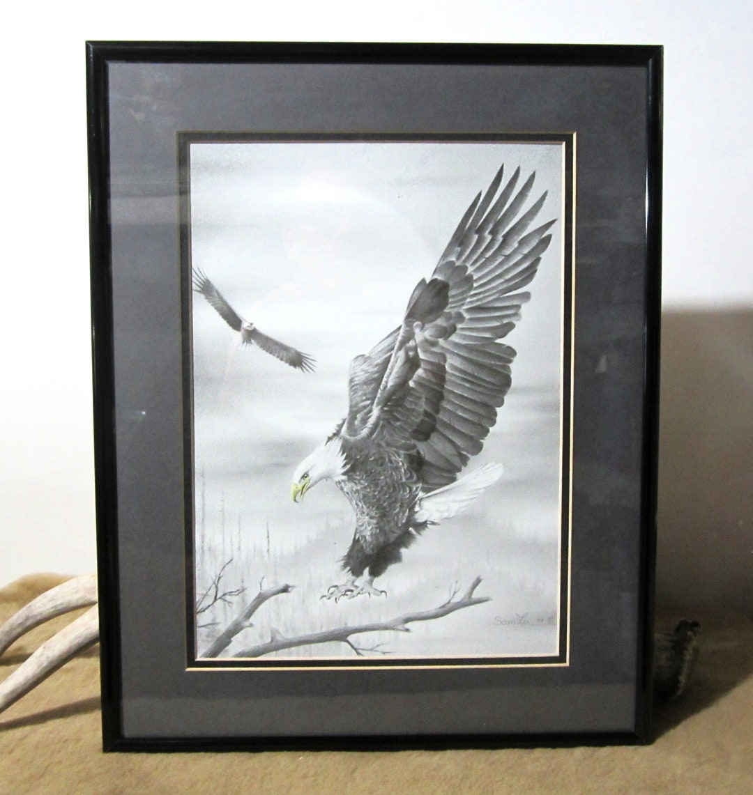 Sam Lu 1994 'eagles' Contemporary Pacific North West Coast British ...