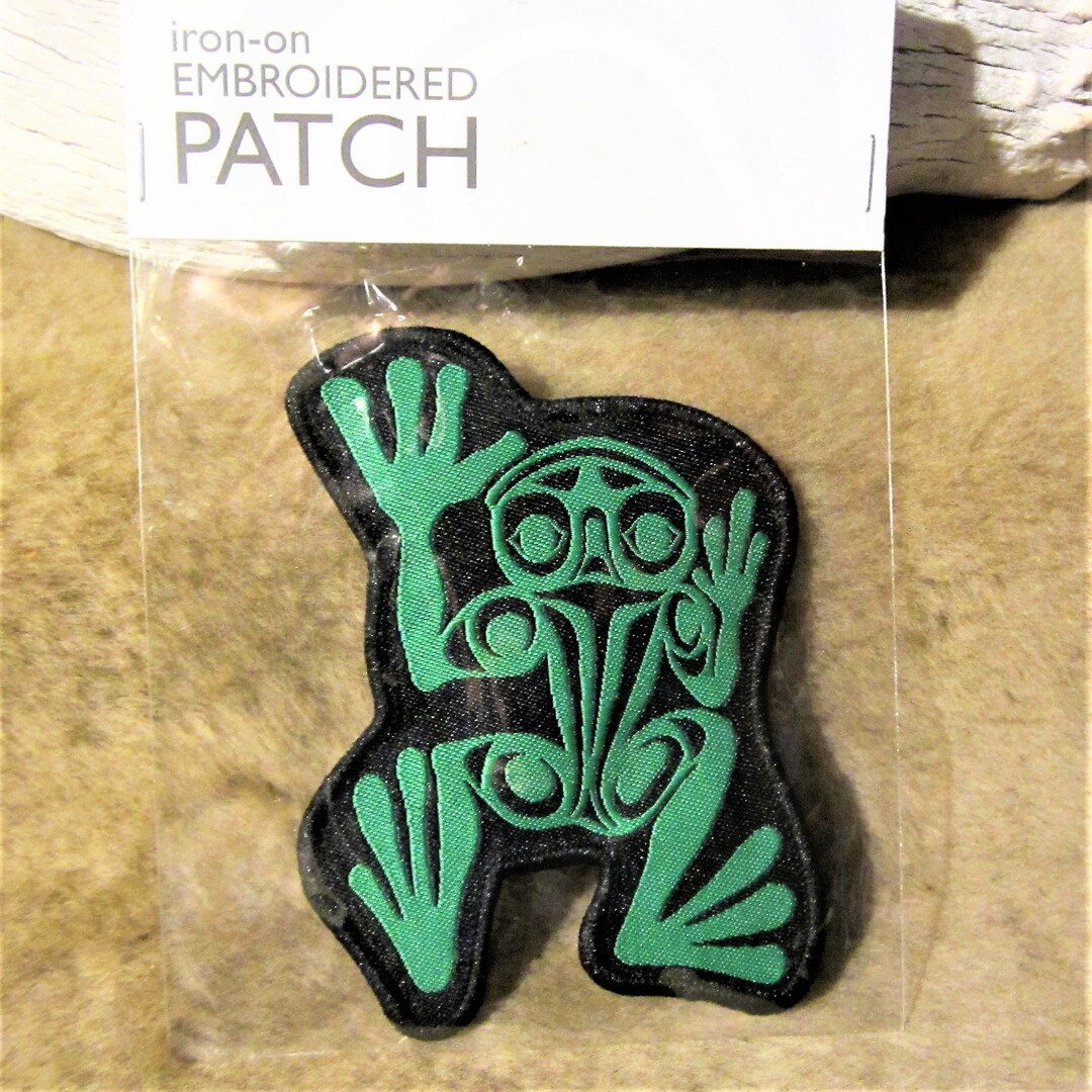 Tsimshian First Nation 'frog' Iron on Embroidered - Etsy