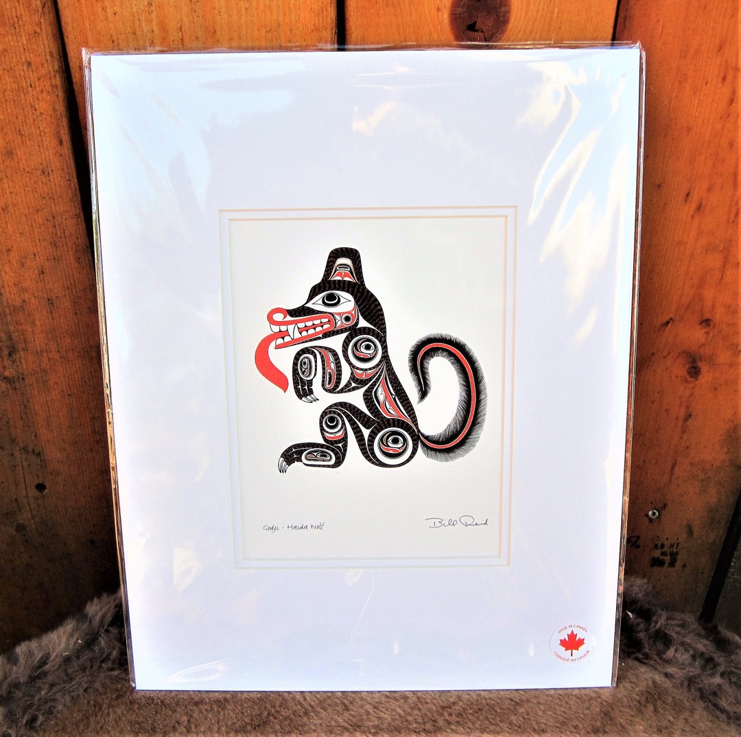 Haida First Nation ''wolf'' Contemporary Pacific North West Coast ...