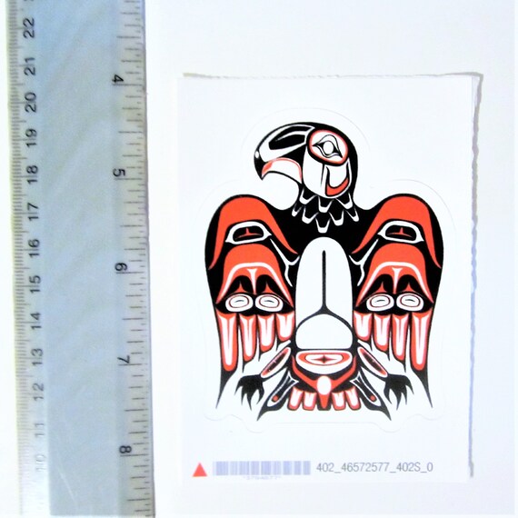 First Nations ''eagle'' Sticker Decal Pacific - Etsy Canada