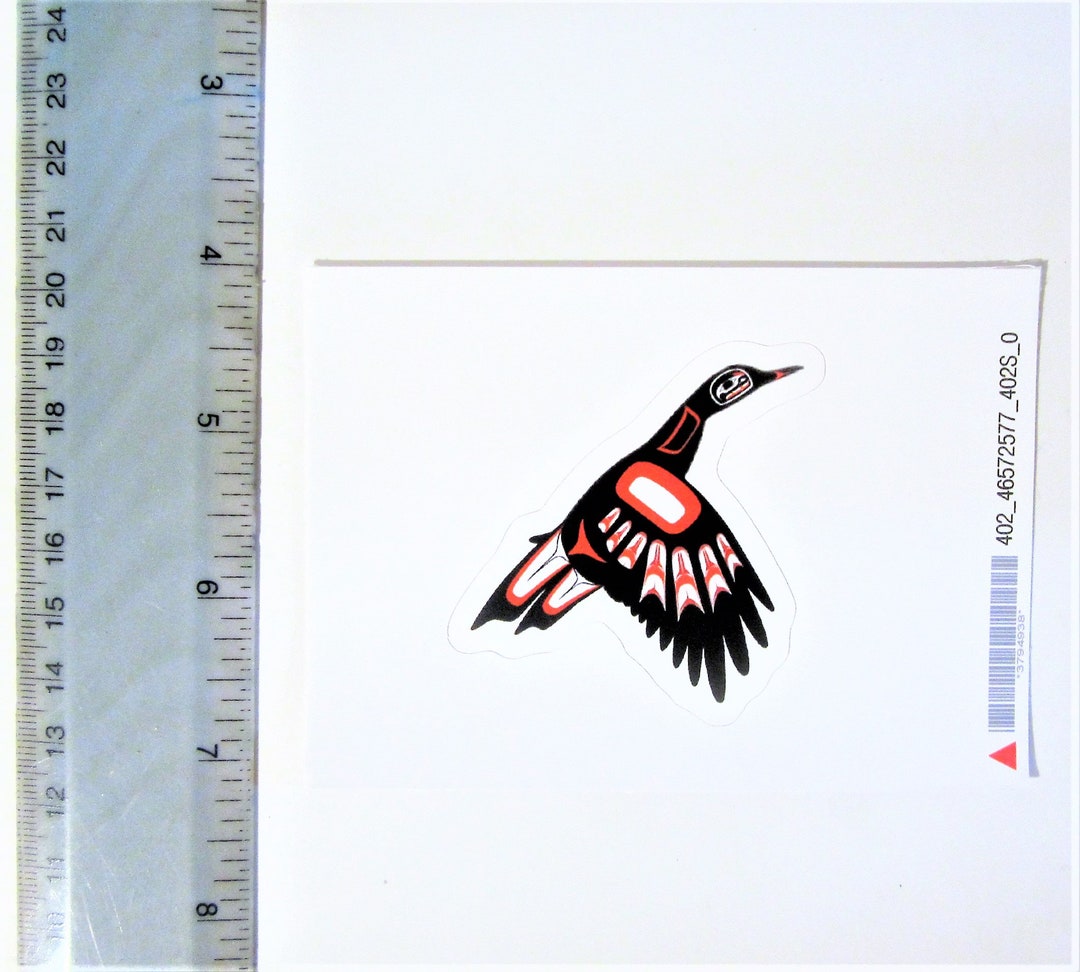 First Nations ''canada Goose'' Sticker Decal Pacific North West Native ...