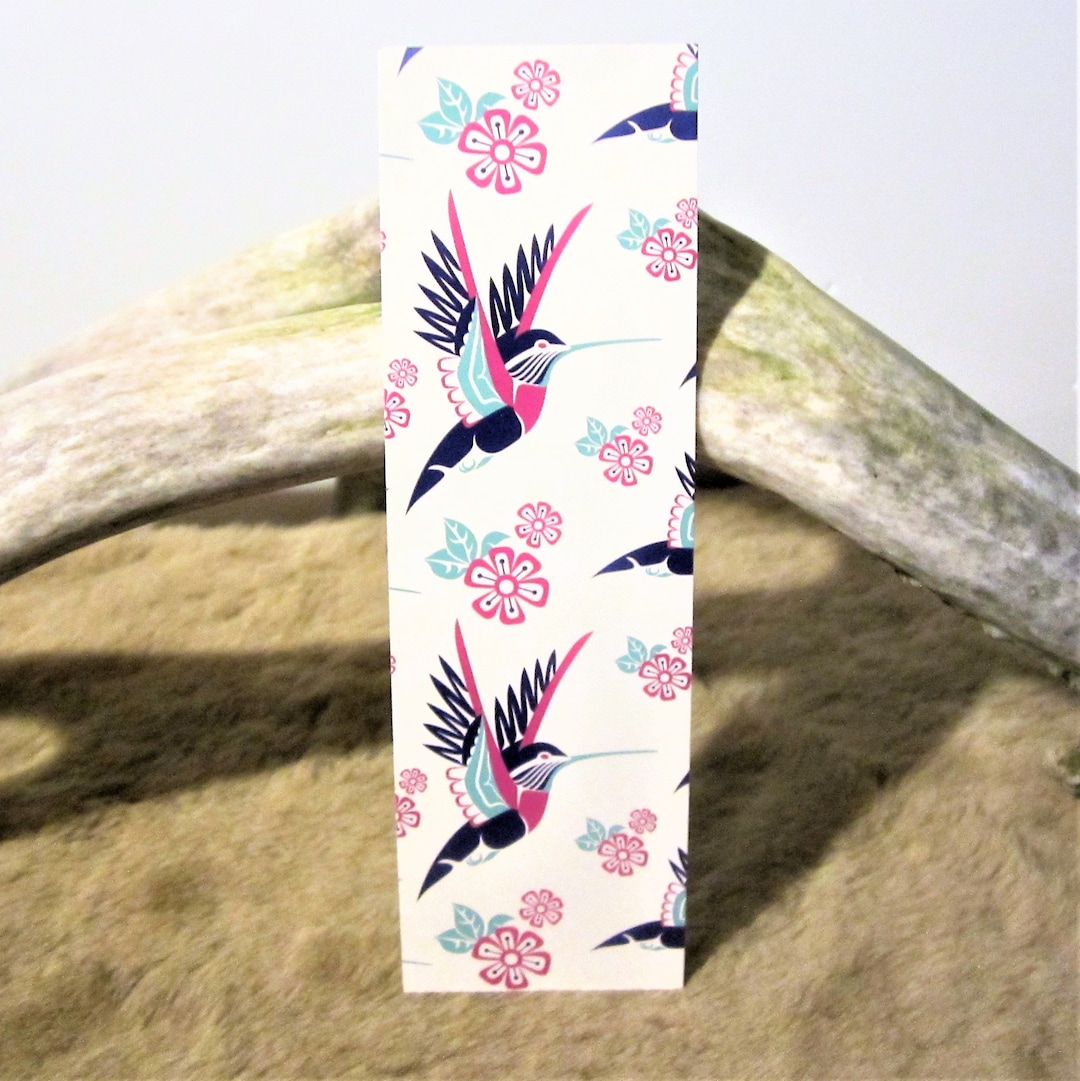 Gitxsan First Nation ''hummingbird'' Book Mark Contemporary Pacific ...