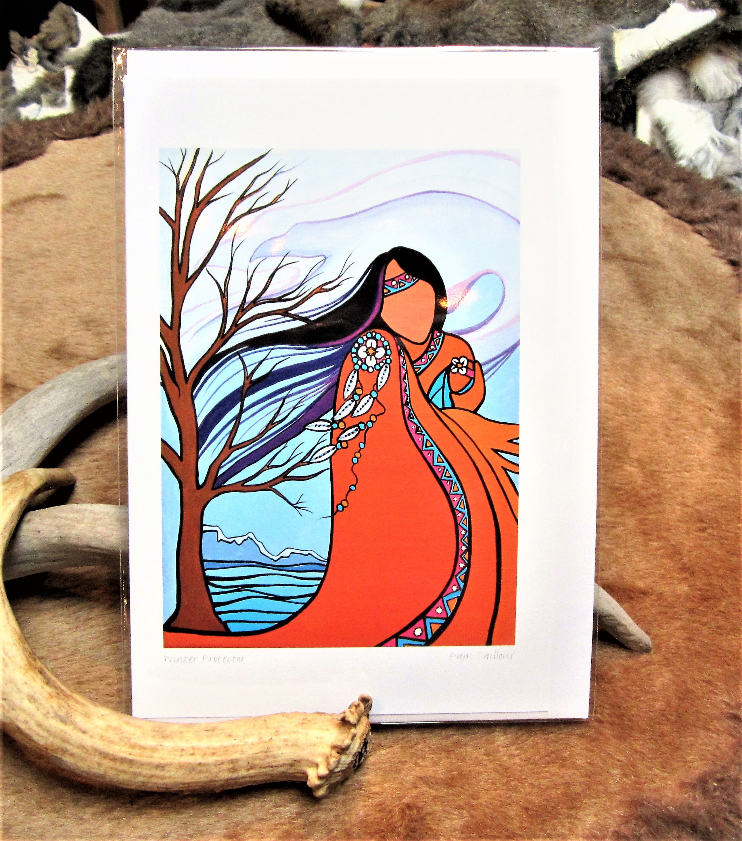 Huron Algonquin First Nations ''winter Protector'' Native Indigenous ...