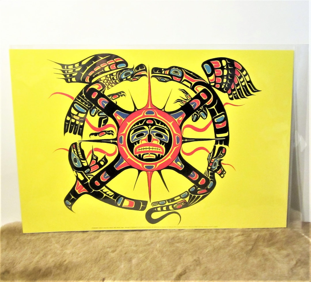 Heiltsuk Wuikinuxv First Nation 'heiltsuk Clans' Contemporary Pacific North West Coast Native ...