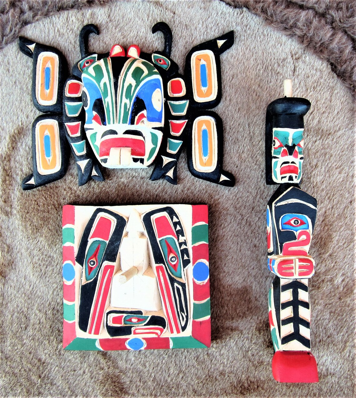 Kwakiutl First Nation ''butterfly'' Rattle | Etsy