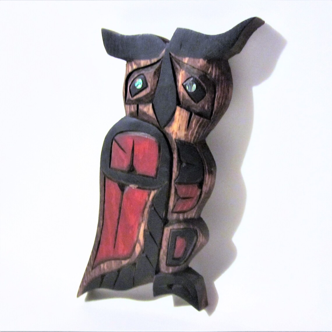 Coast Salish First Nation 'owl' Carving West Coast - Etsy