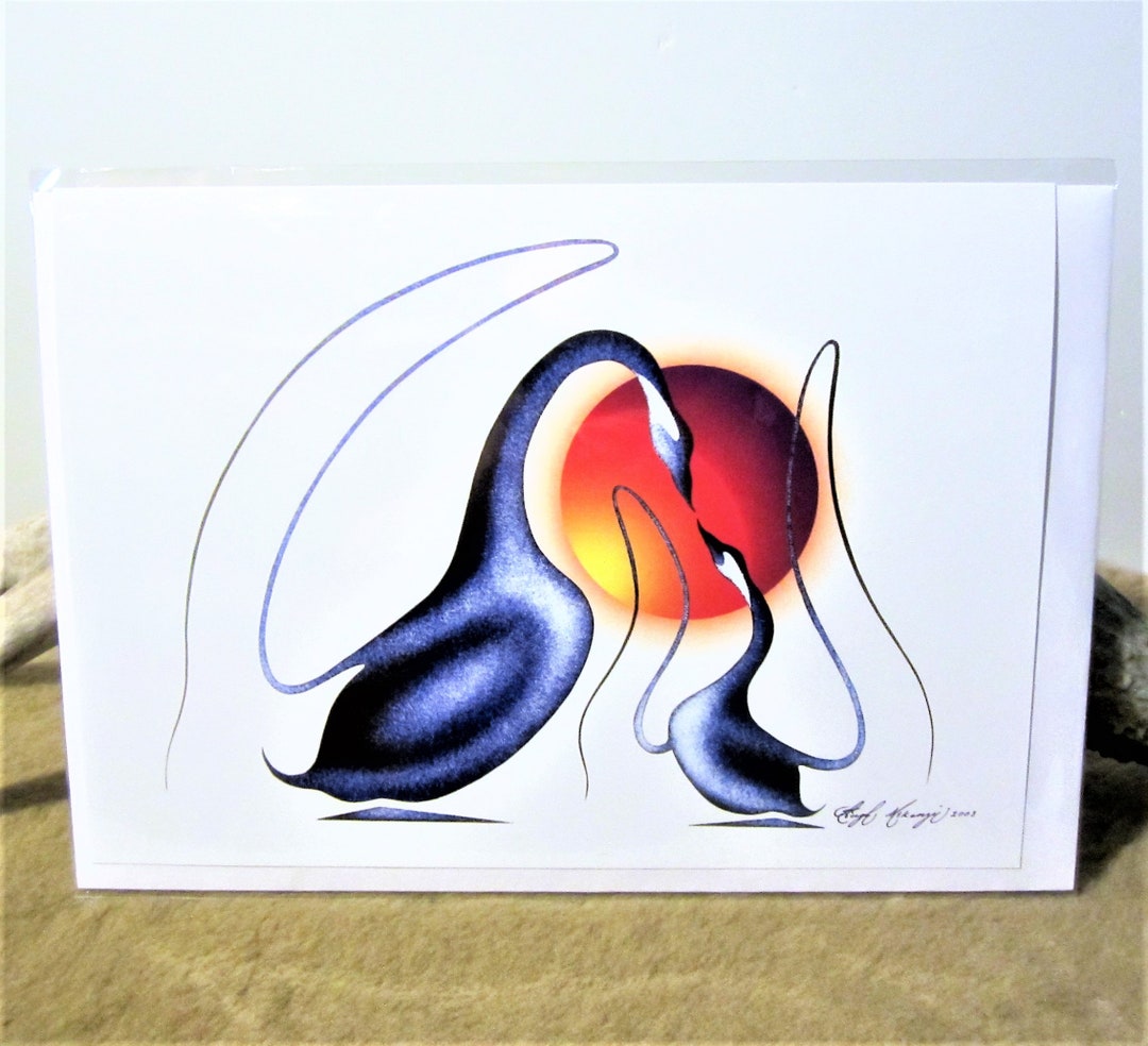 Ojibway First Nation ''mother and Child'' Eastern Woodlands Native ...