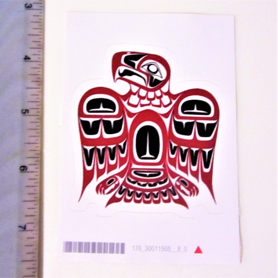 First Nations ''thunderbird'' Sticker Decal Pacific North West Coast ...