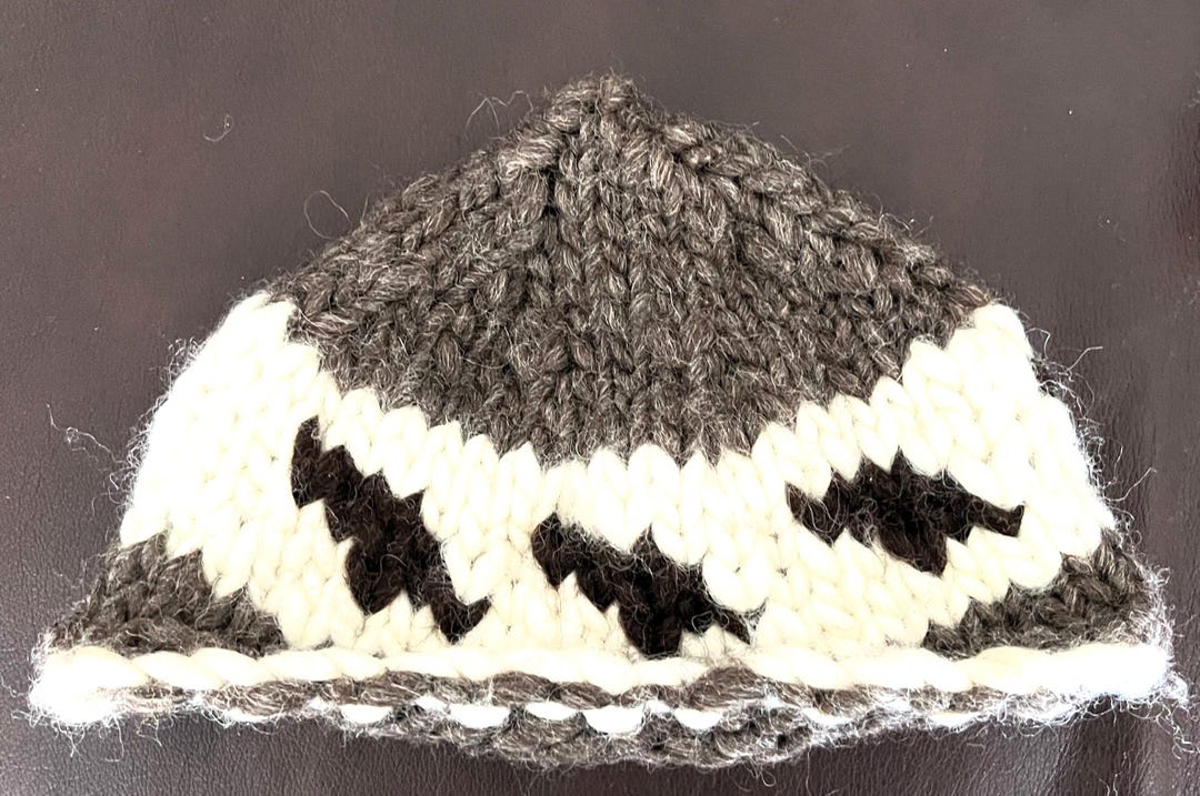 Coast Salish Cowichan First Nation 'birds' Knit Child Touque Winter Hat ...
