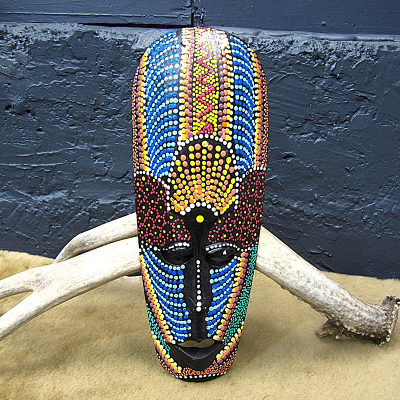 African Zulu Mask - Etsy