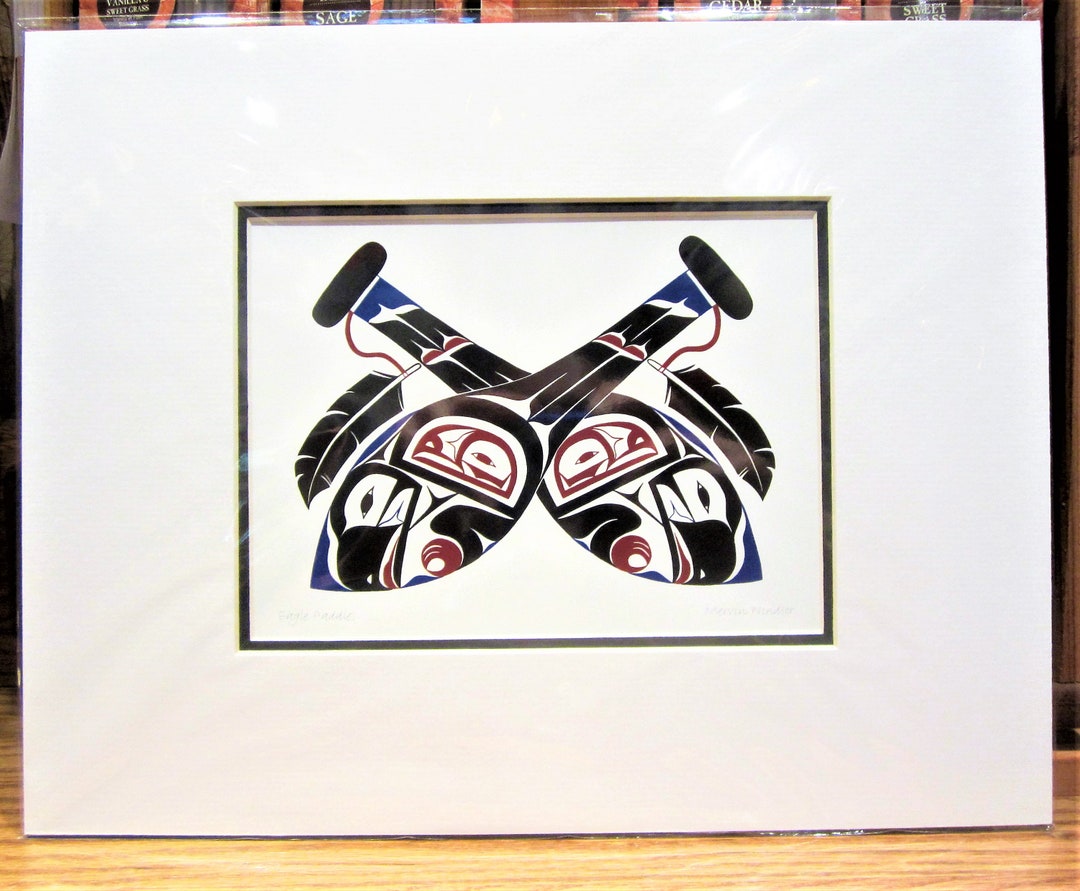 Haisla, Heiltsuk First Nation ''eagle Paddles'' Contemporary Pacific ...