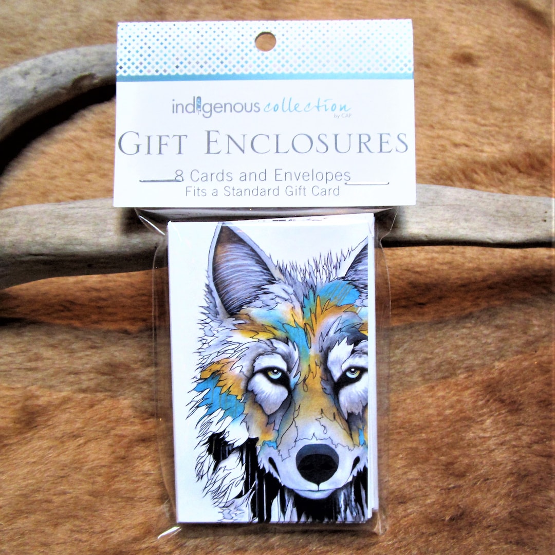 Western Shoshone First Nation 'alpha' Small Gift Enclosures Set of 8 ...